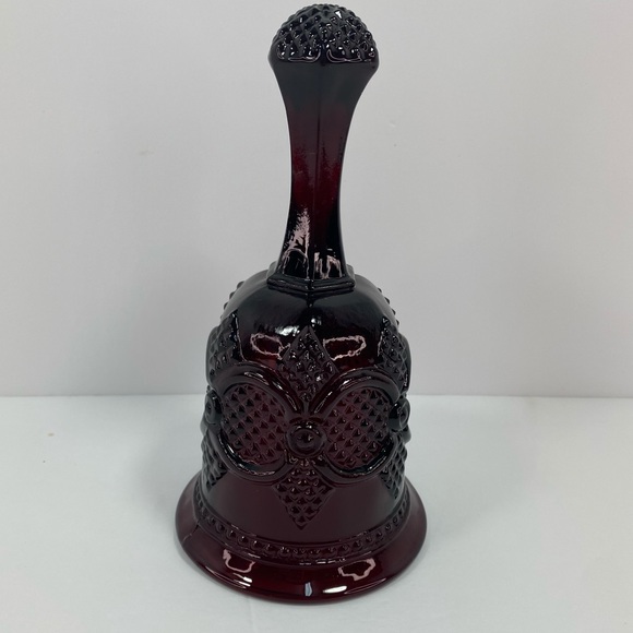 Avon | Accents | Avon Ruby Red Cape Cod Glass Bell | Poshmark
